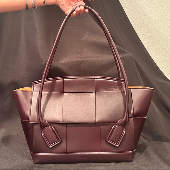 Bottega Veneta | Bags | Bottega Veneta Brown Grape Tote With Structured ...